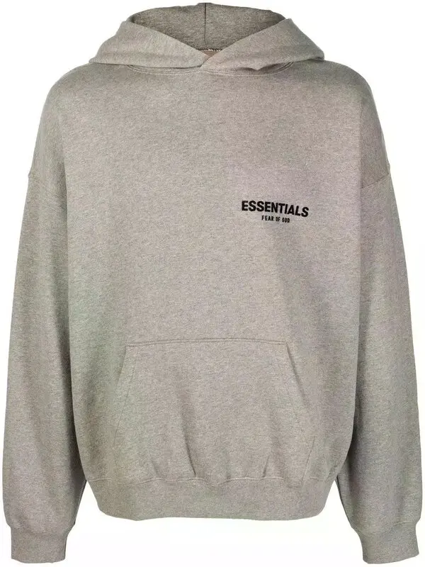 Fear Of God Logo Pullover Hoodie