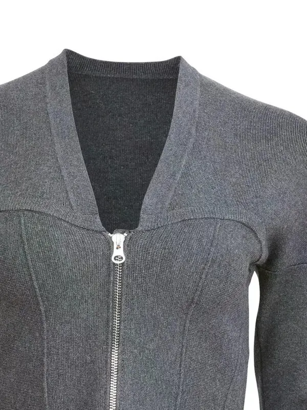FLEUR DU MAL Zip-up Bustier Cardigan