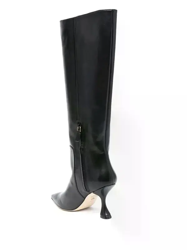 STUART WEITZMAN 95mm Pointed Leather Boots