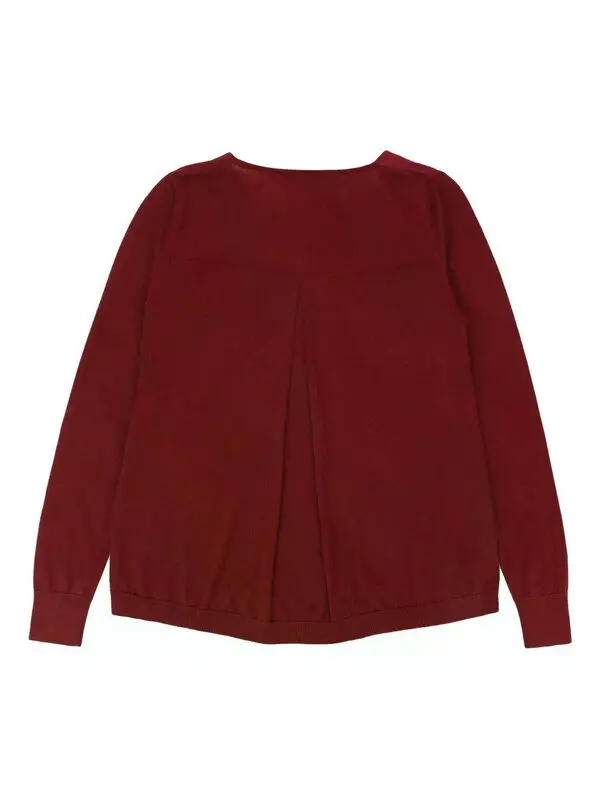 Loro Piana V-neck Silk Blouse With Contrasting Panel