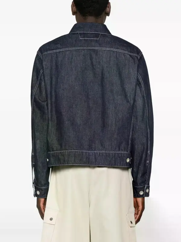C.P. COMPANY Logo Patch Denim Jacket