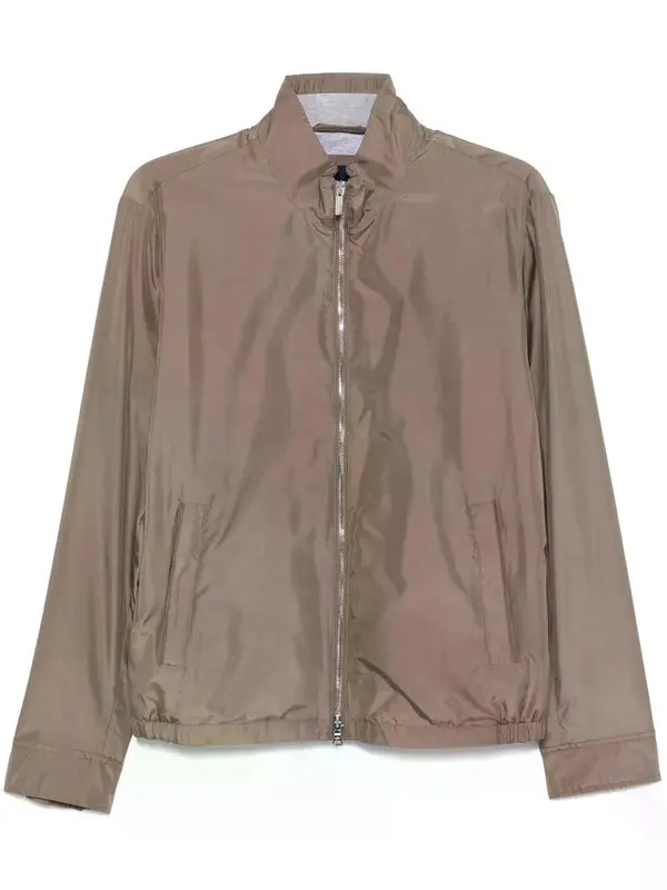Paul & Shark Silk Zip-up Jacket