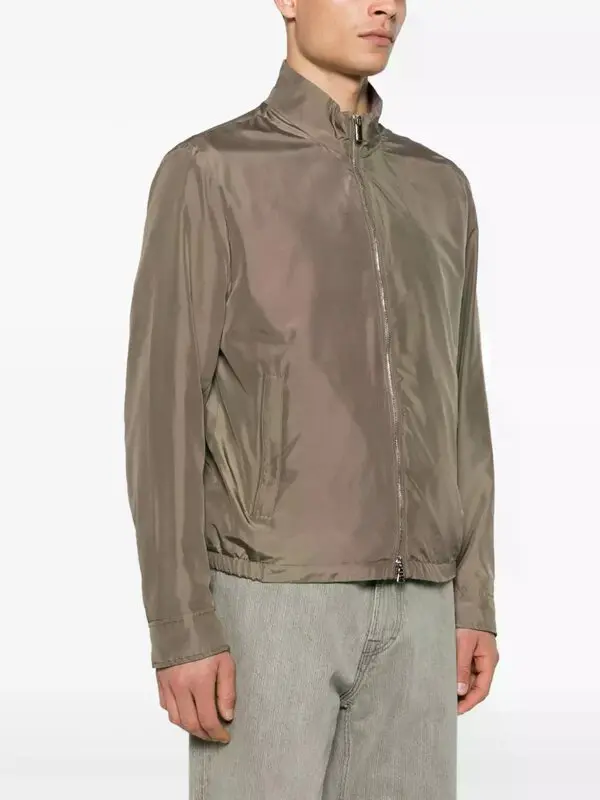 Paul & Shark Silk Zip-up Jacket
