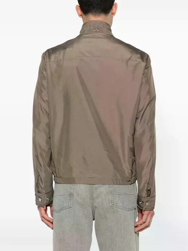 Paul & Shark Silk Zip-up Jacket