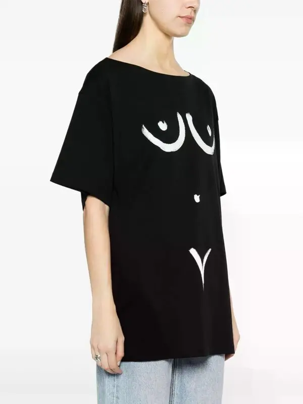 Moschino Motif Print Cotton T-shirt