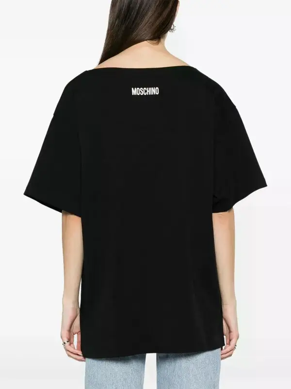 Moschino Motif Print Cotton T-shirt