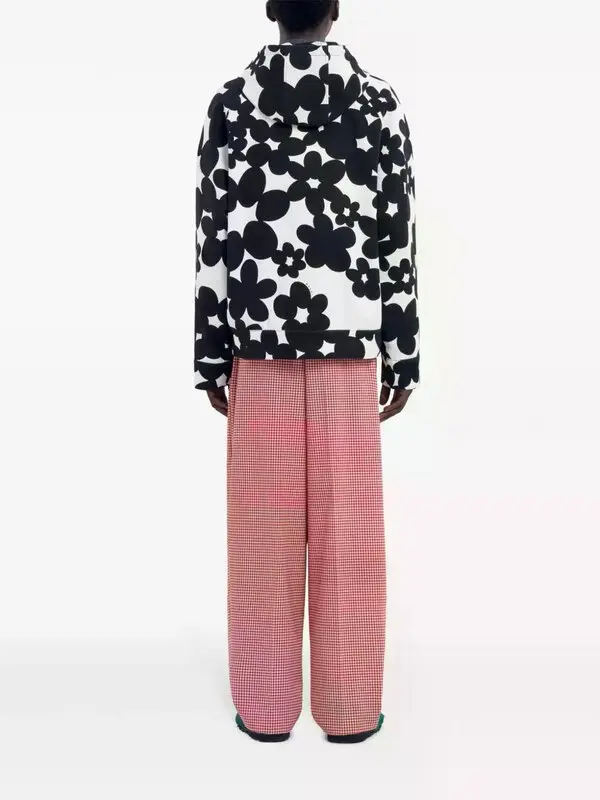 Marni Floral-print Cotton Hoodie