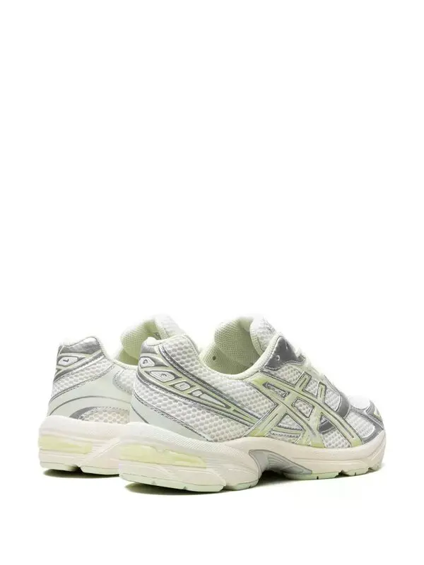 Asics Gel-1130 Sneakers In Silver And Green - Grey