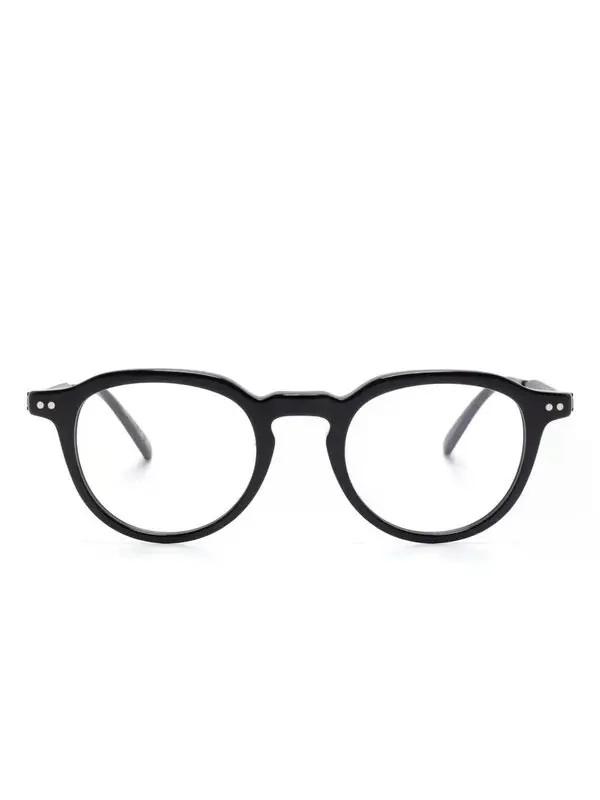 Dunhill Pantos-frame Glasses - Black