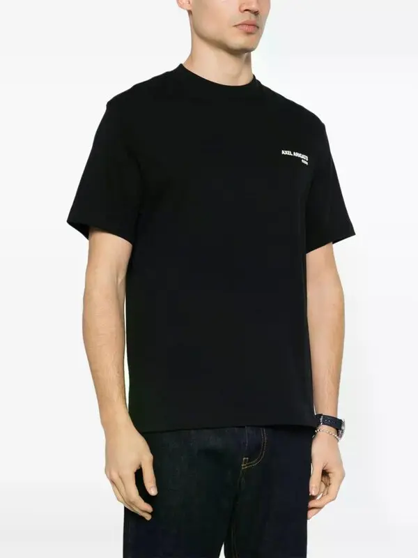 Axel Arigato Logo-print Cotton T-shirt - Black