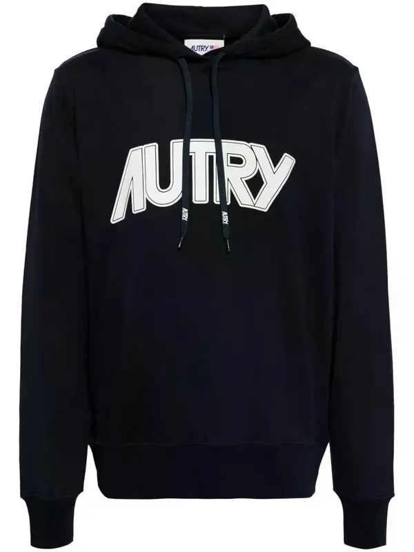 AUTRY Logo-print Cotton Hoodie