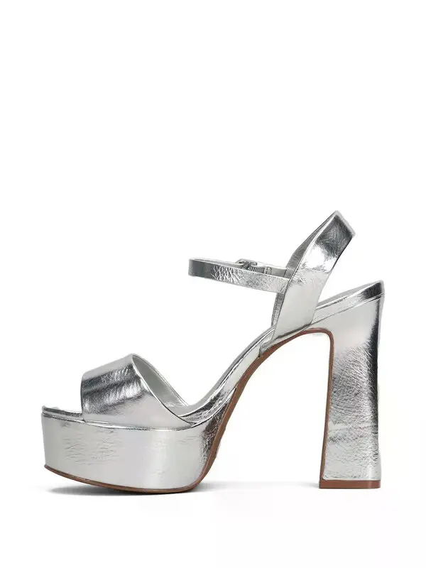 ANDREA CARRANO 130mm Leather Platform Sandals
