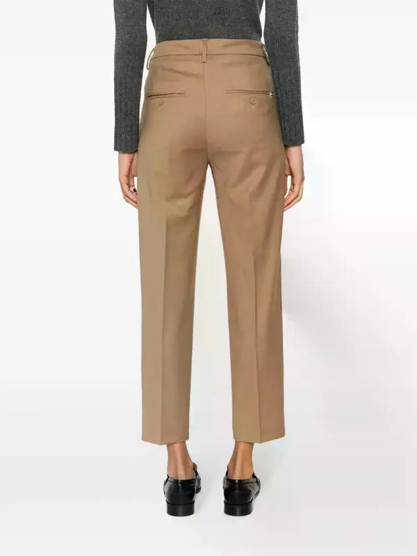 DONDUP Cropped Flannel Trousers