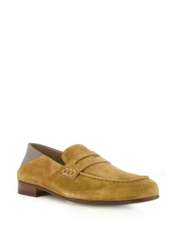 Manolo Blahnik Plymouth Calf Suede Loafers