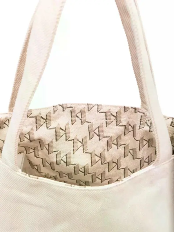 Karl Lagerfeld Reversible Logo Monogram Tote Bag