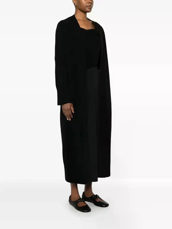 FFORME Gwen Cardigan-coat With Ribbed Trim