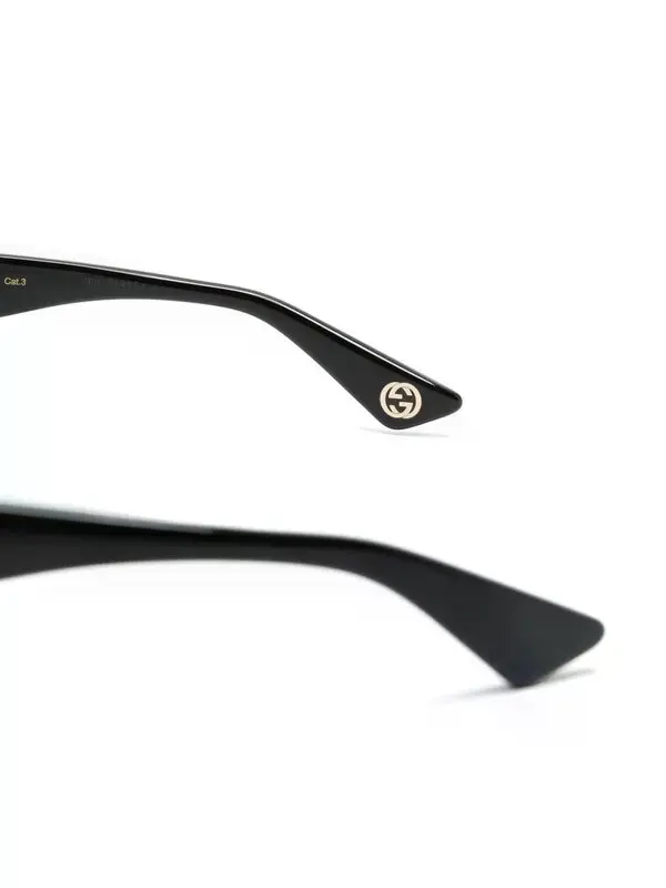 Gucci Acetate Rectangle Frame Sunglasses