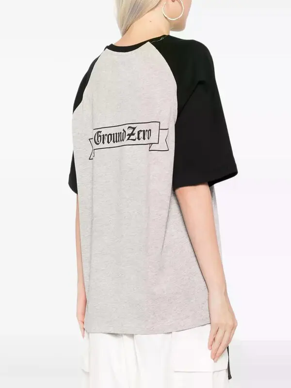 GROUND ZERO Logo-print Cotton T-shirt