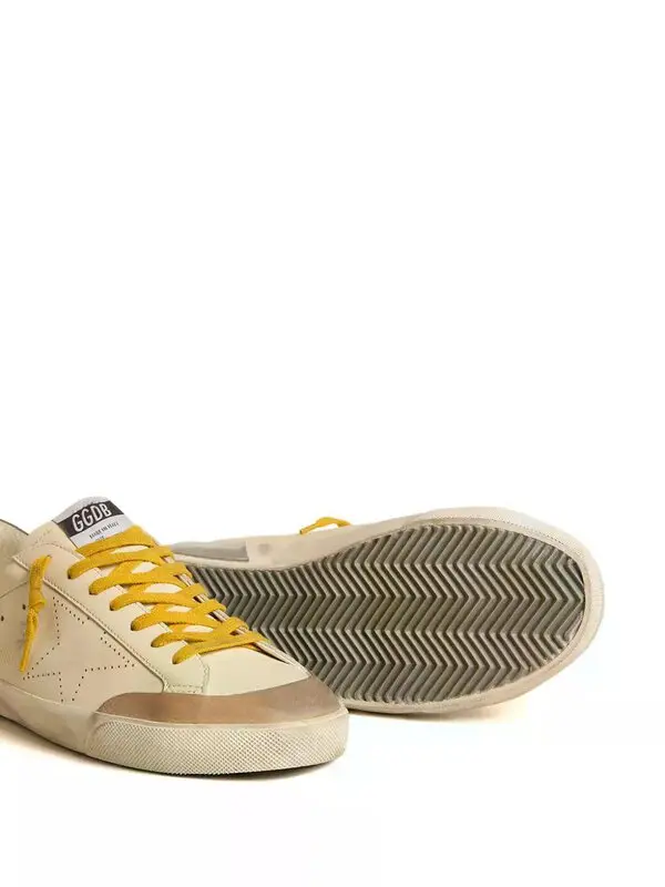 GOLDEN GOOSE Super-star Penstar Perforated Leather Sneakers