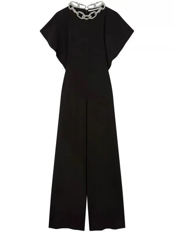 Stella McCartney Chain-embellished Jumpsuit - Black