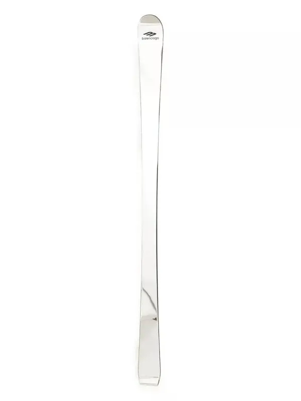 Balenciaga Logo-print Skis - Silver