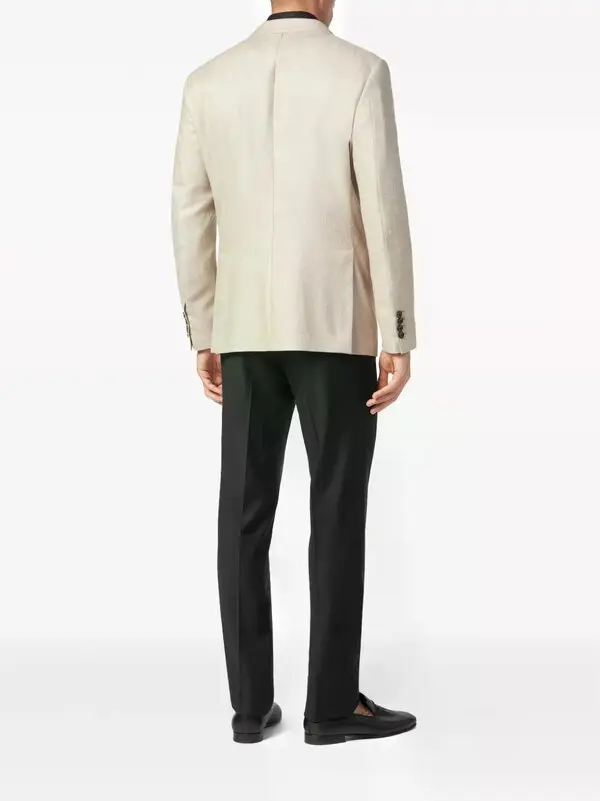 BILLIONAIRE Logo-patch Single-breasted Blazer