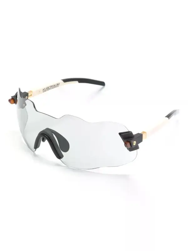 KUBORAUM E50 Oversize-frame Sunglasses - Neutrals