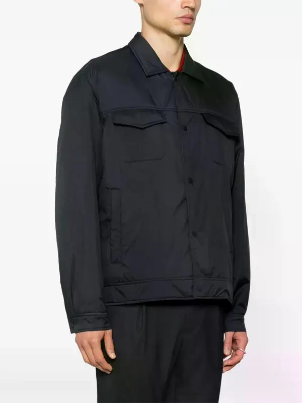 Herno Ecoage Jacket With Press-stud Fastening