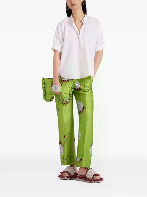 La DoubleJ Hendrix Floral Print Trousers