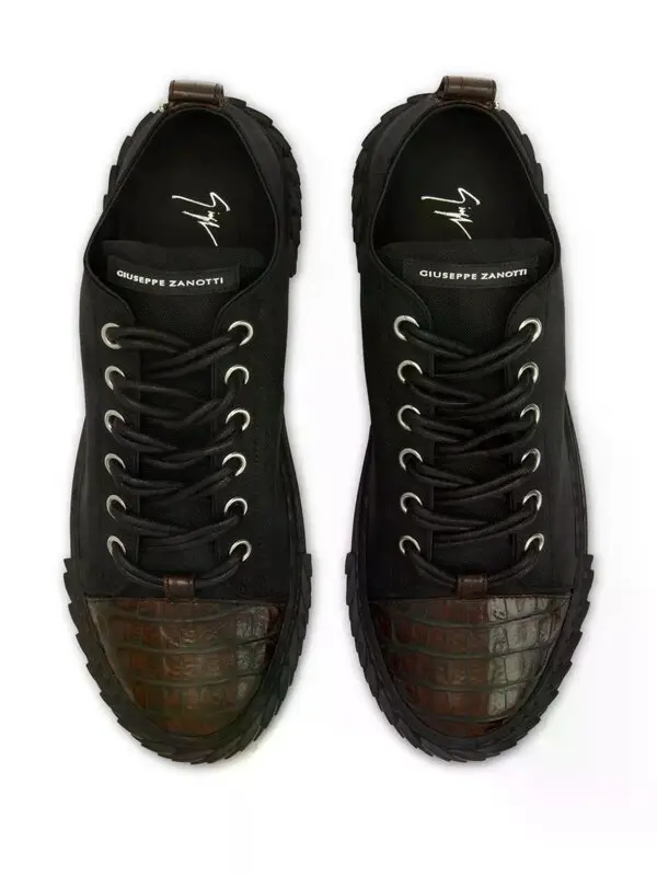 GIUSEPPE ZANOTTI Lace-up Sneakers - Black