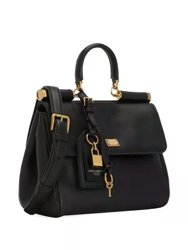 Dolce & Gabbana Small My Sicily Leather Shoulder Bag