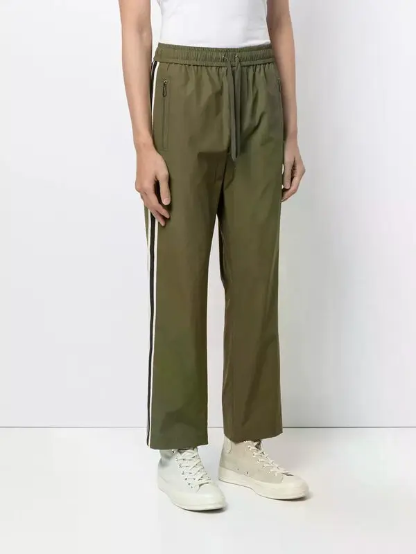 PORTS V Straight-leg Track Pants With Side Stripe Detail