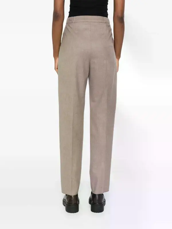 Max Mara High-waisted Trousers - Neutrals