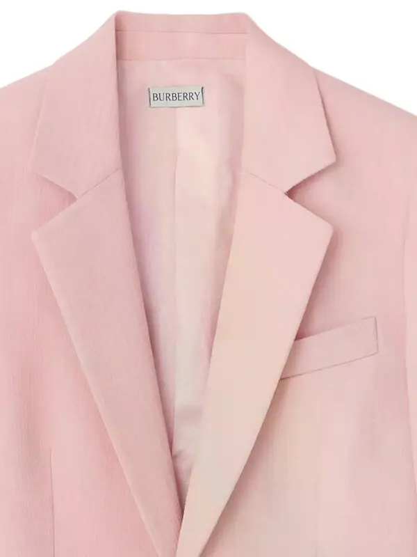 Burberry Single-breasted Wool Blazer