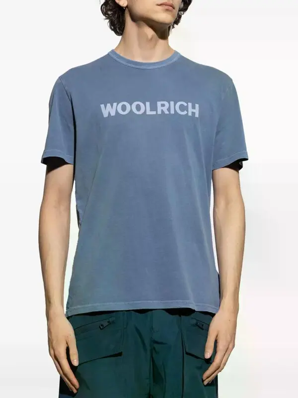 Woolrich Logo-print T-shirt - Blue