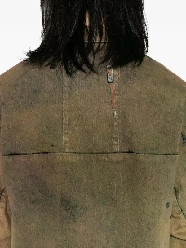 Boris Bidjan Saberi Distressed Denim Jacket
