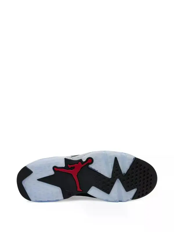 JORDAN Flight Club 91 Cement High Top Sneakers - White