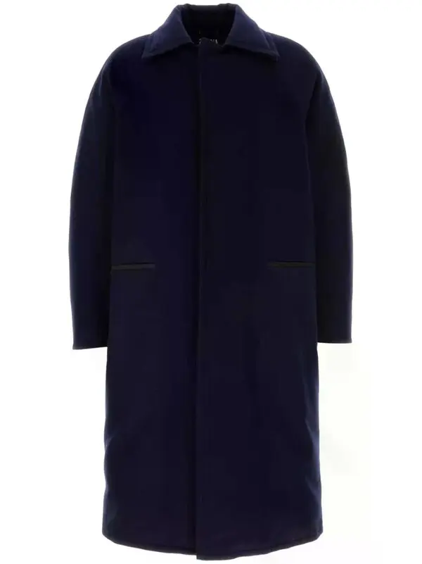 Zegna Wool And Cashmere Coat - Blue