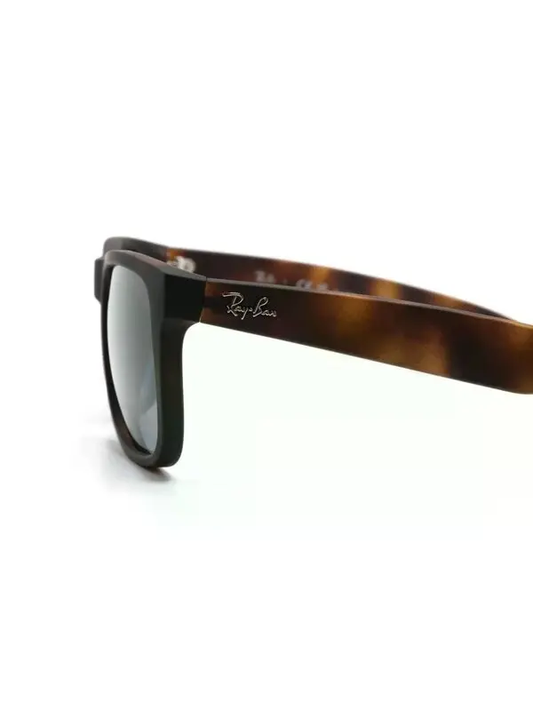 Ray-ban Justin Square-frame Sunglasses - Brown