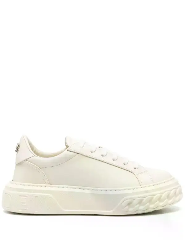 Casadei Off-road Calf Leather Sneakers - Neutrals