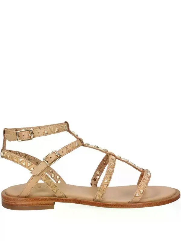 Ash Pandora Studded Gladiator Sandals - Neutrals
