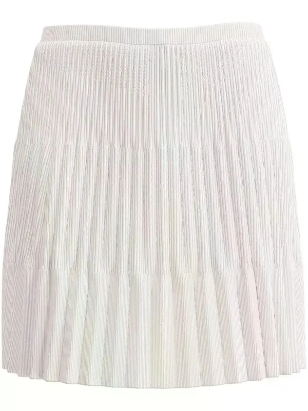 MARGHERITA MACCAPANI Gerli Pleated Mini Skirt - Neutrals