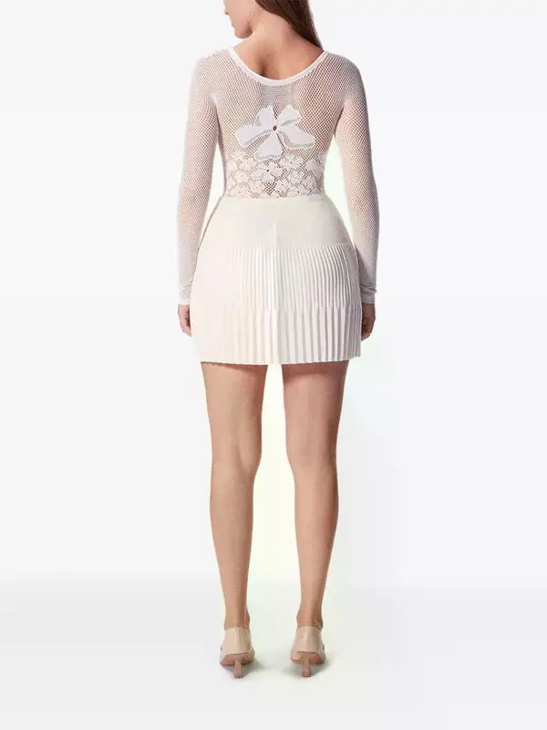 MARGHERITA MACCAPANI Gerli Pleated Mini Skirt - Neutrals