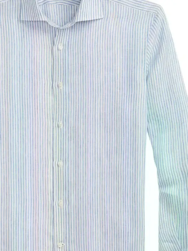 Ralph Lauren Purple Label Linen Shirt - Blue