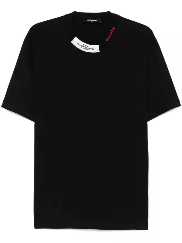 Dsquared2 Logo-embroidered T-shirt