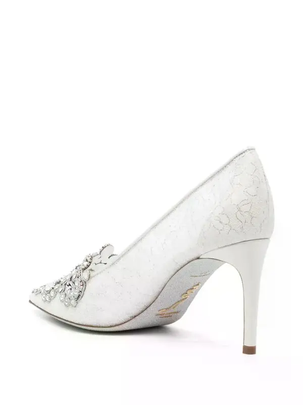 Rene Caovilla Veneziana 65mm Crystal Pumps