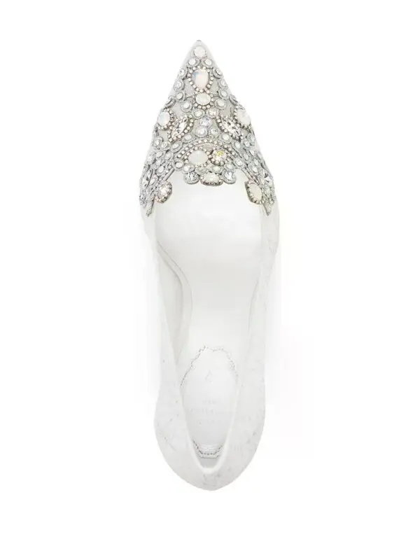 Rene Caovilla Veneziana 65mm Crystal Pumps