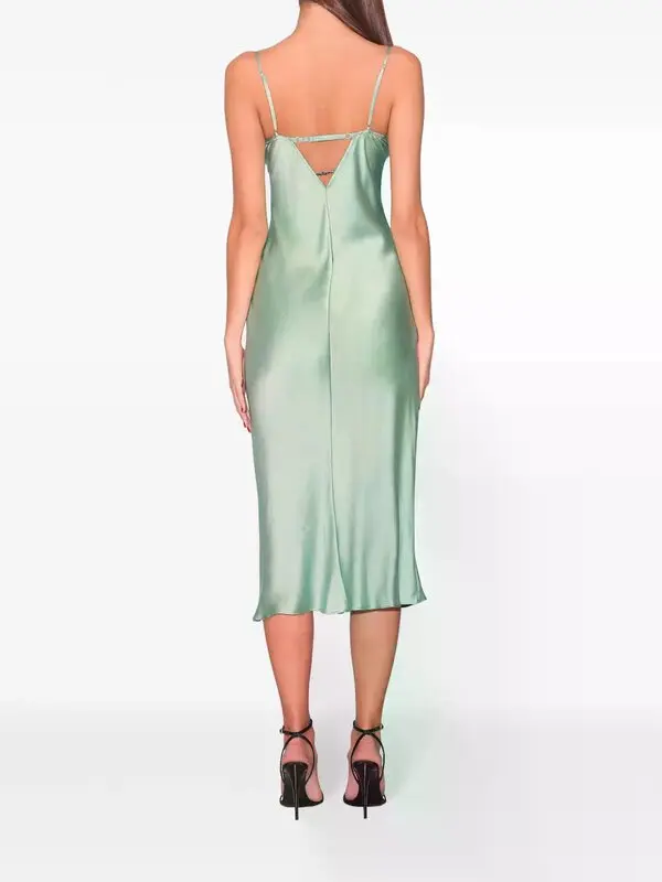 FLEUR DU MAL Frankie Lace Cupped Slip Dress