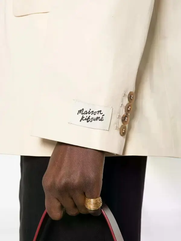 Maison Kitsuné Tailored Cotton Blazer