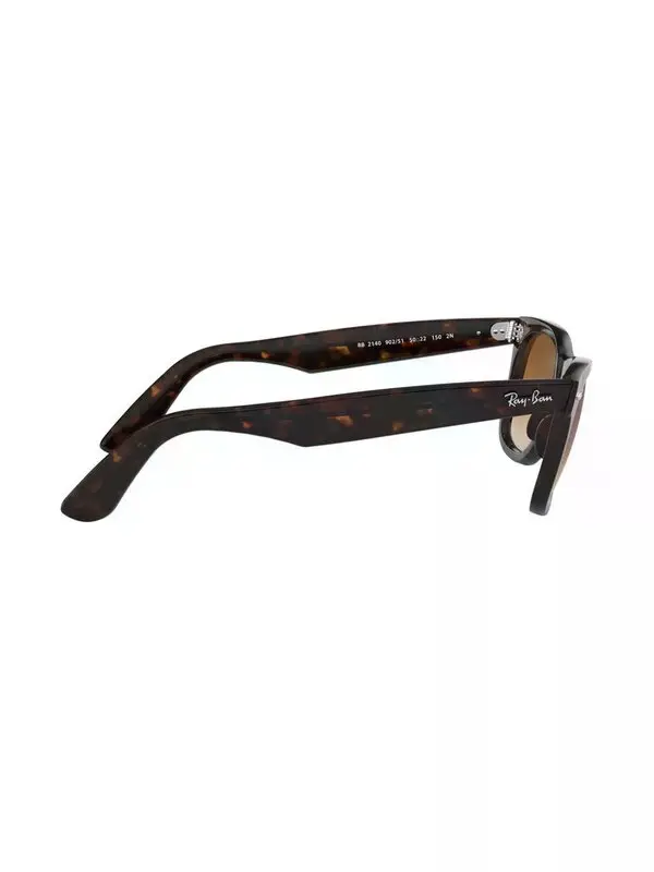 Ray-ban Wayfarer Tortoiseshell-effect Sunglasses - Brown